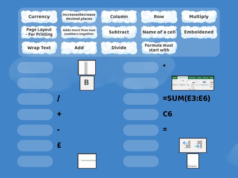 Spreadsheets S3 - Match up