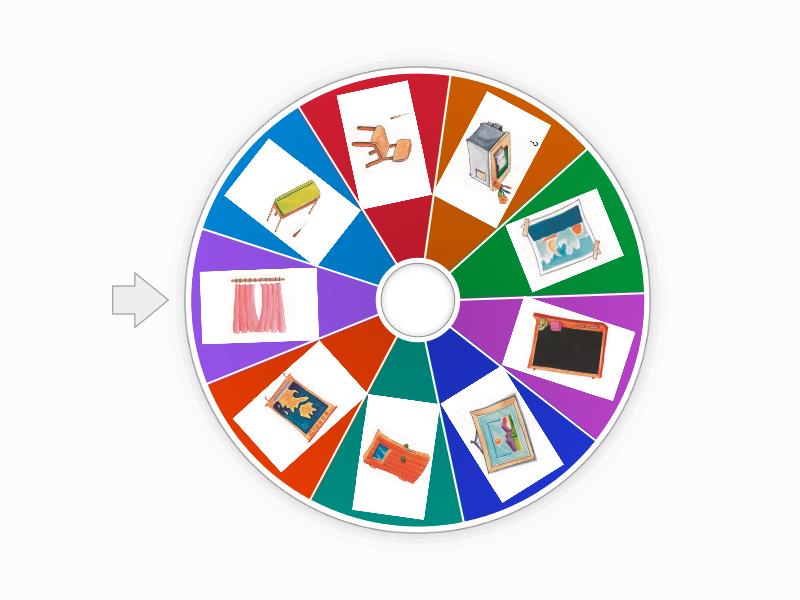 Classroom Objects - Spin the wheel
