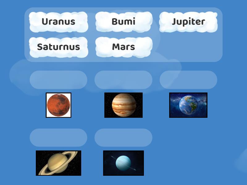 Nama-nama planet - Match up