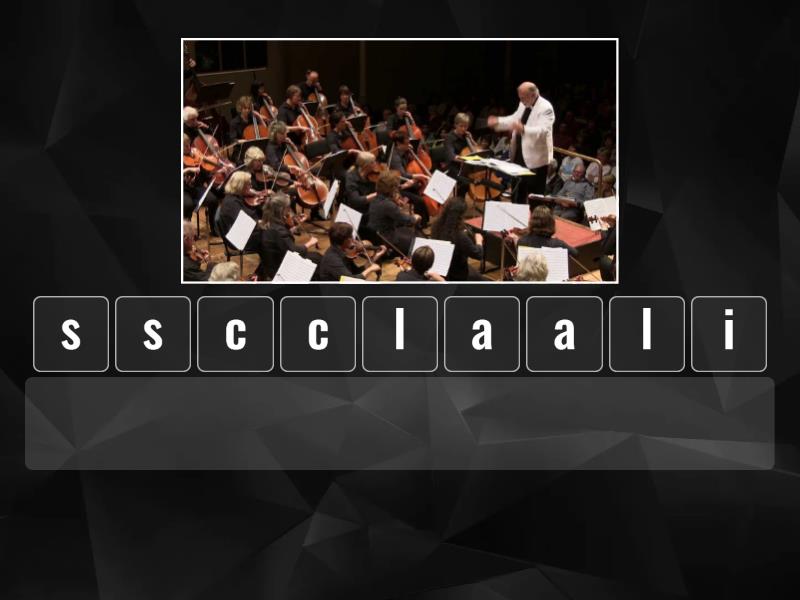 music genres - Anagram