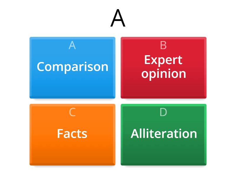 - Mnemonic for Persuasive Writing Techniques - Quiz