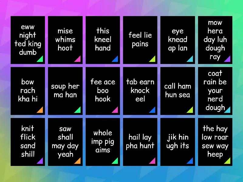 Guess the Gibberish - Flip tiles