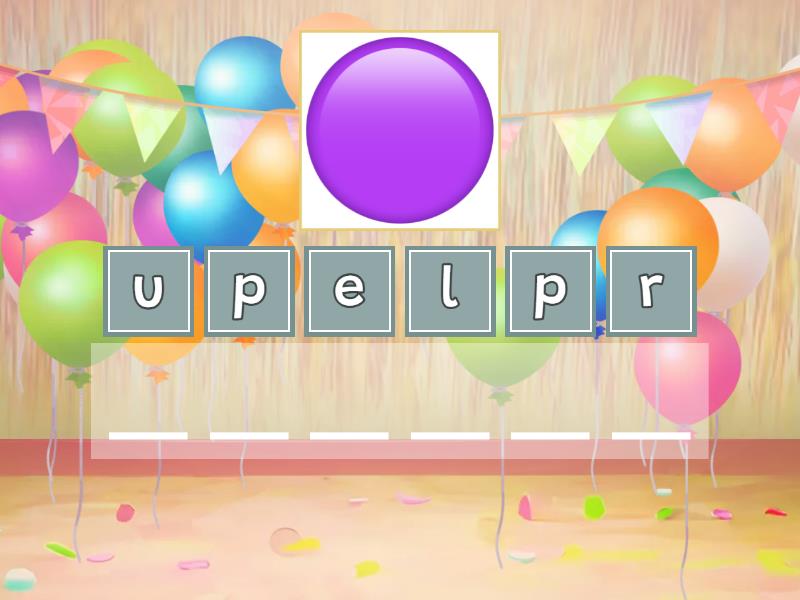 Names of Colour - Anagram