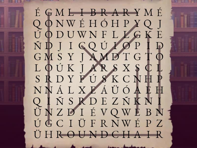 interativo sopa de letras - Wordsearch