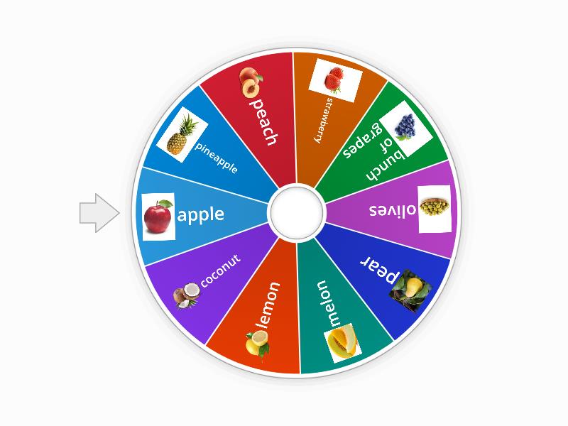 Fruit - Spin the wheel