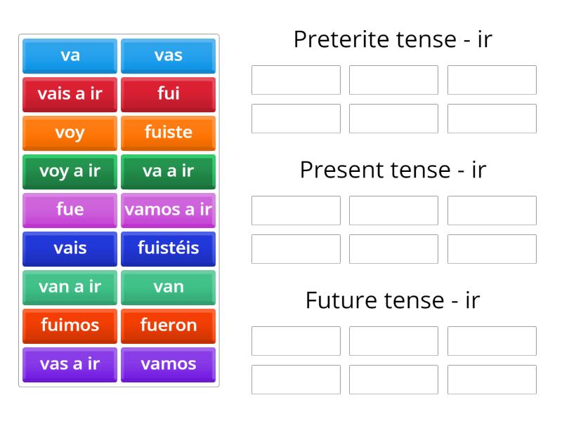 Ir - to go - Group sort