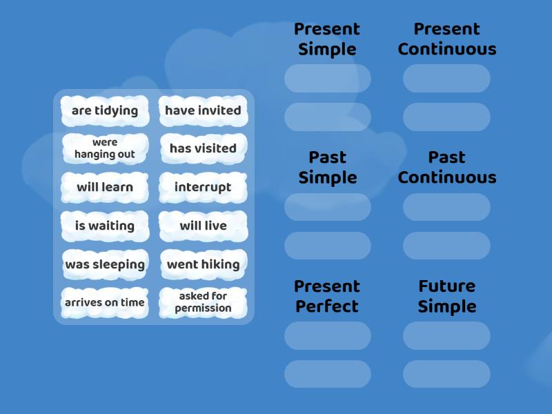 GG3 U8.7 Revision_ Tenses - Group sort