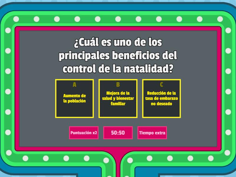 Soc3-G4-U2-Importancia del control de la natalidad en Guatemala. - Concurso de preguntas