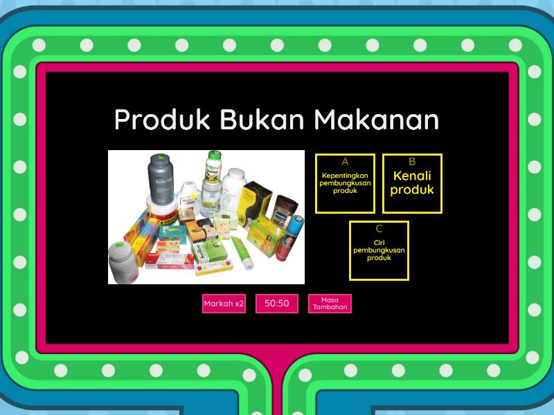 FUN KUIZ: REKA BENTUK PEMBUNGKUSAN PRODUK - Gameshow quiz