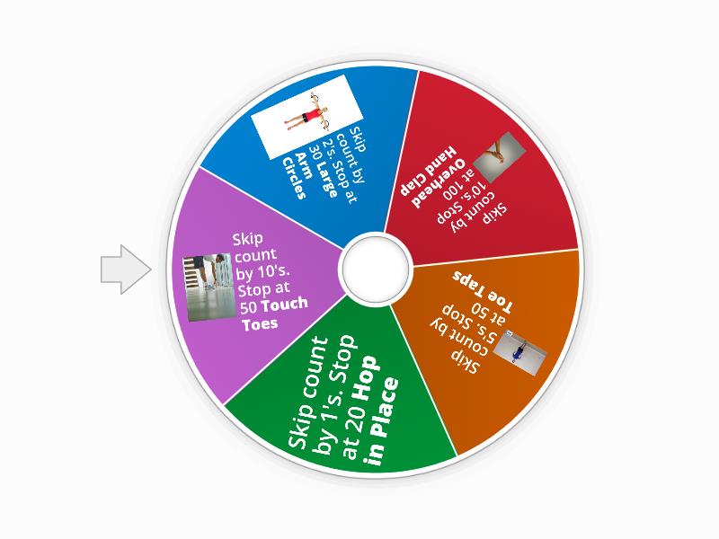 Skip Counting Spinner - Spin the wheel