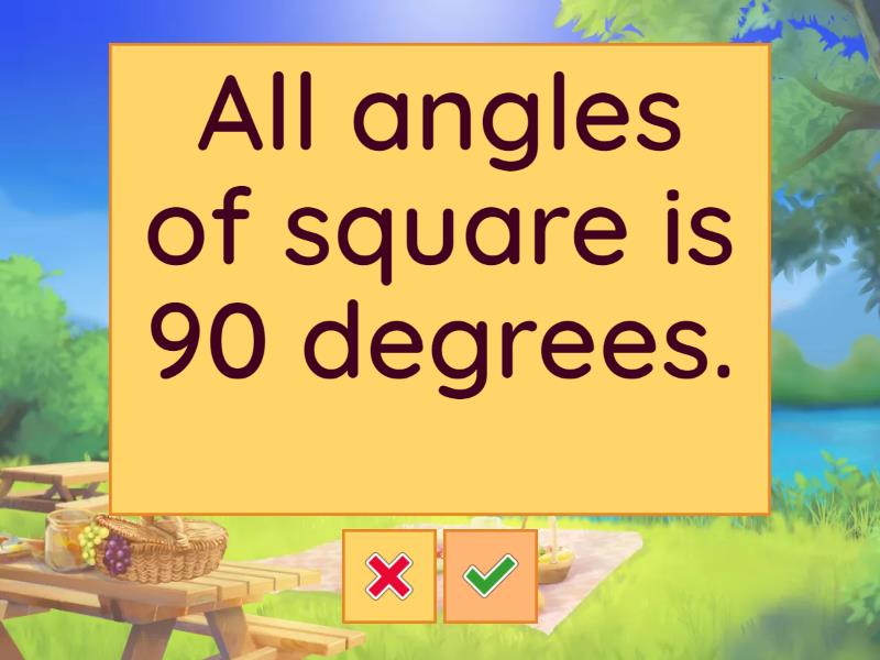 Properties of Square and Rectangles G4 - Flash cards