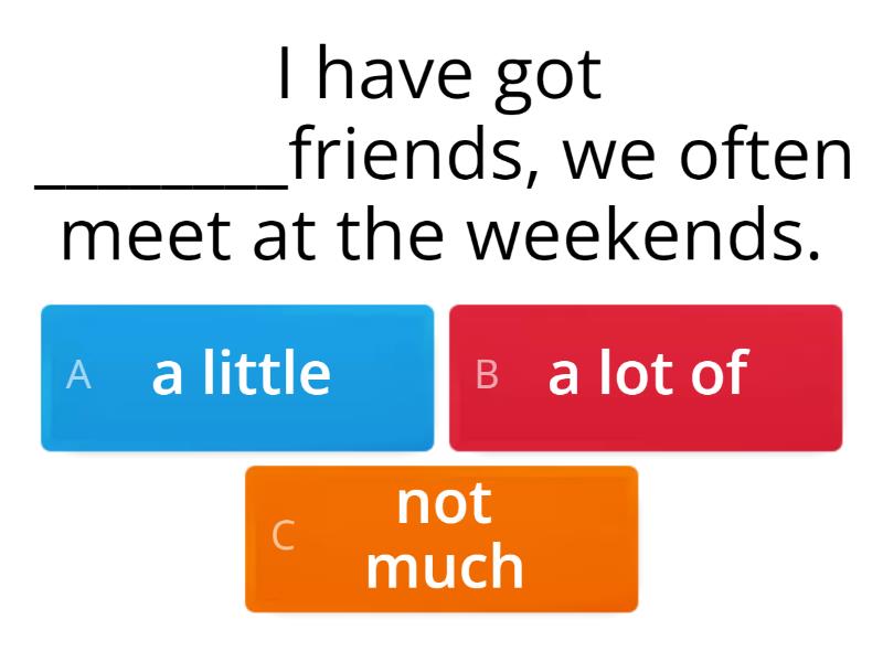 Quantifiers (quiz) - Cuestionario