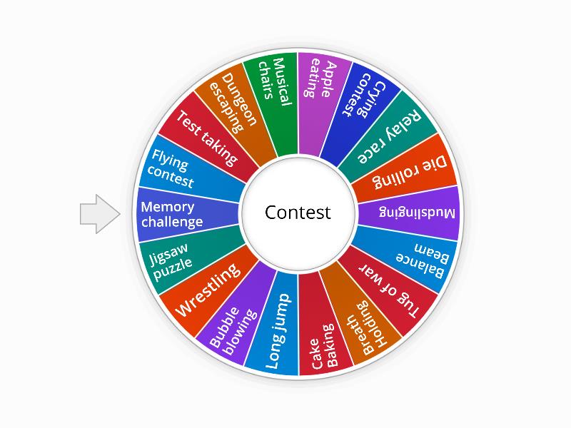 Contest Wheel - Spin the wheel