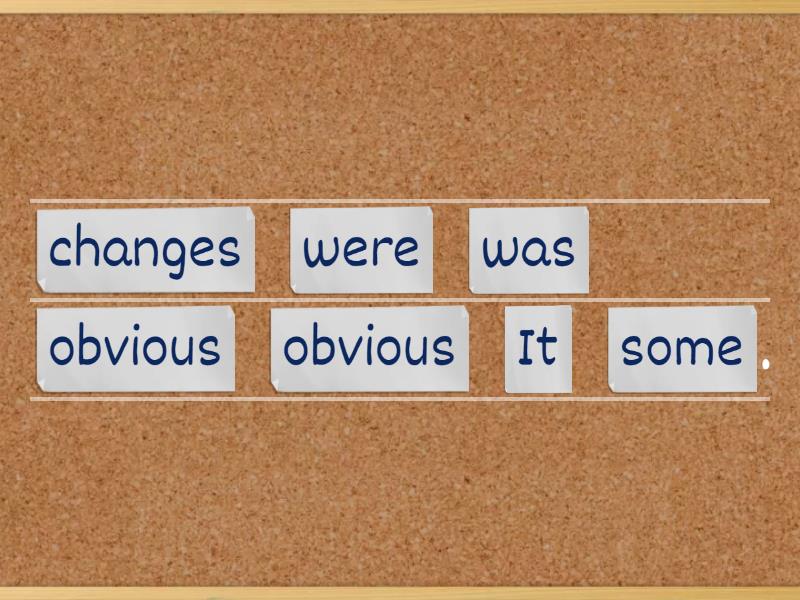 Horrible list. Group 1. Sentences. - Unjumble