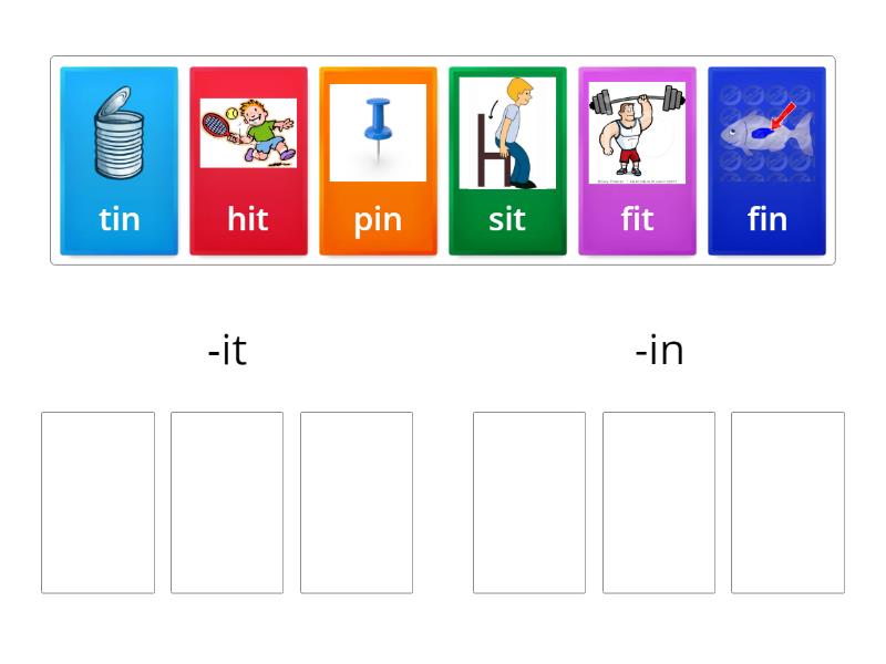 sorting rime words - Group sort