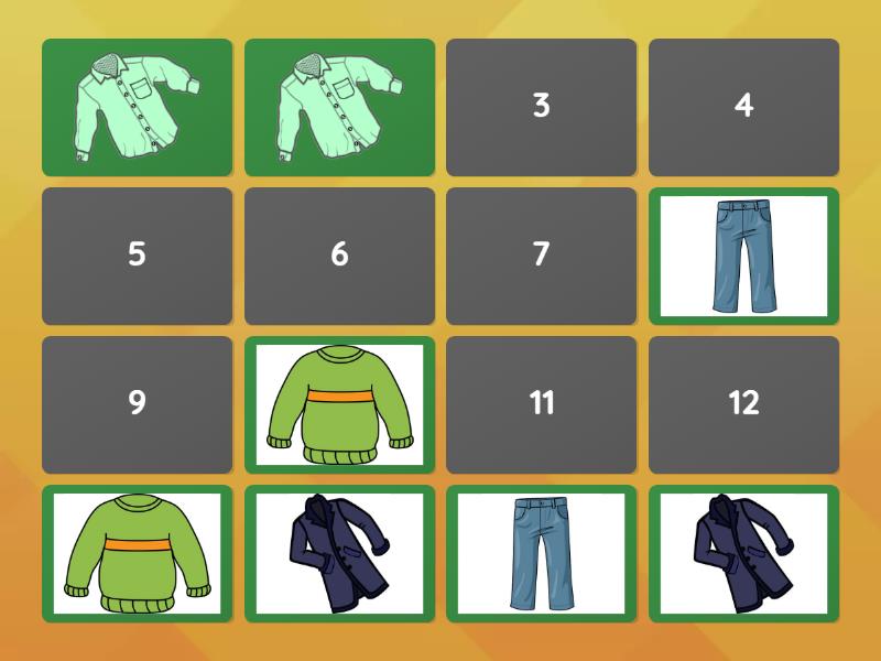 WINTER CLOTHES - Matching pairs