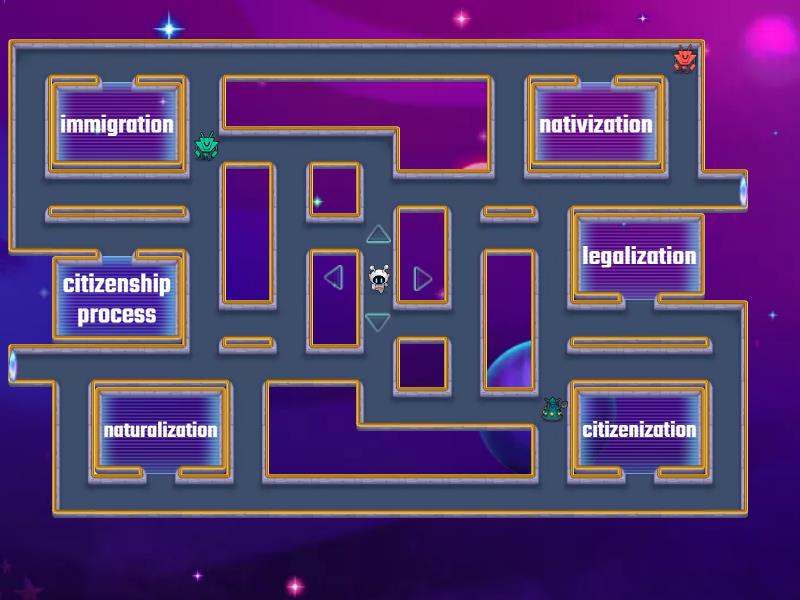 Citizenship and Immigration - Maze chase