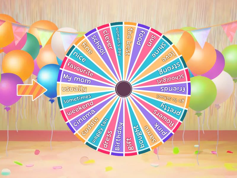 Words - Random wheel