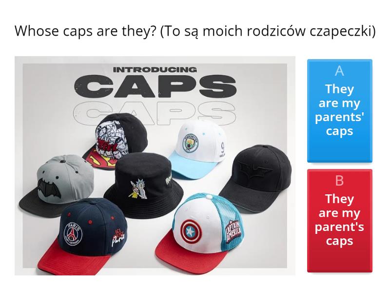 Saxon genitive - plural - Quiz