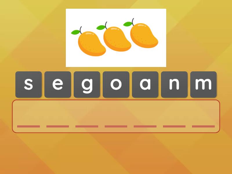 Starters Lesson 16 Game 2 - - Anagram