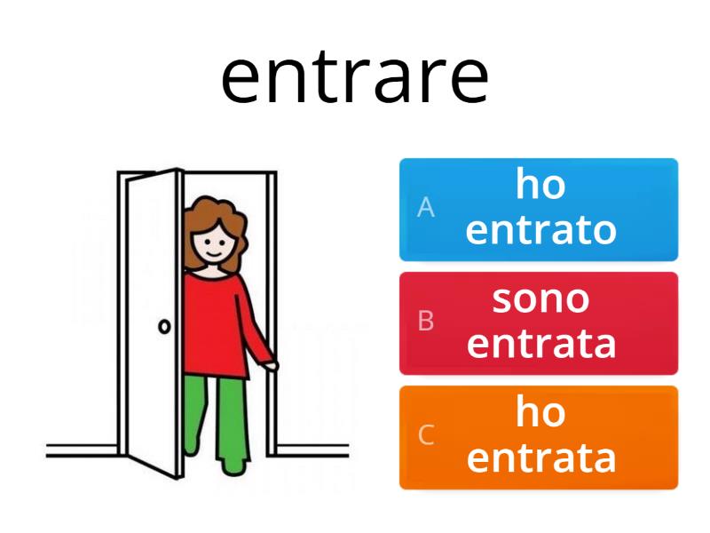 ESSERE O AVERE? Passato Prossimo - Cuestionario
