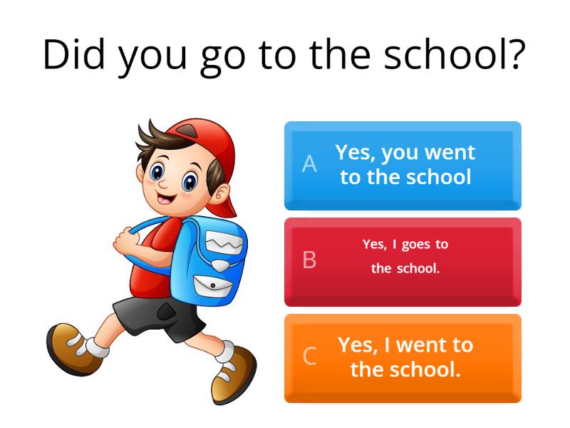 Did para preguntas en inglés - Cuestionario