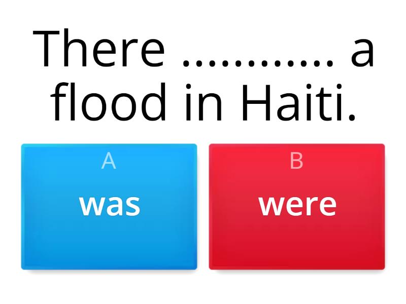 There was / there were 2 - Quiz