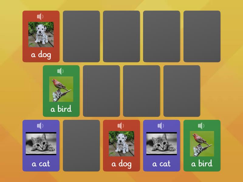 Wonder World_Grade 3_Book 2_Unit 1_Funny animals - Matching pairs