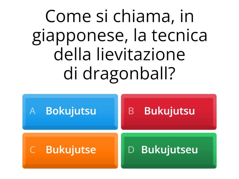 Dragonball -difficile - Quiz
