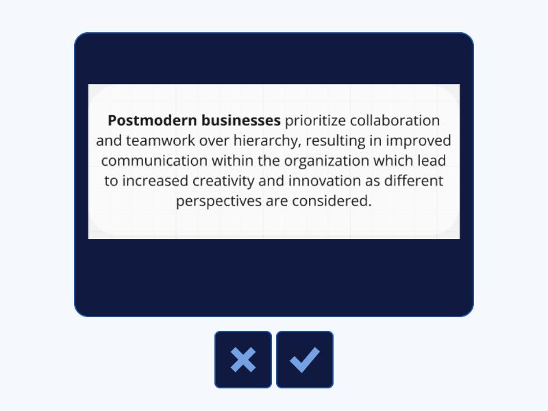 Postmodernism. Creativity. Business. - Flash cards