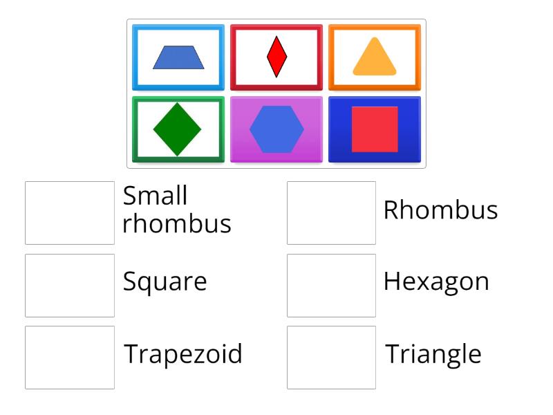 Geometric shapes - Match up