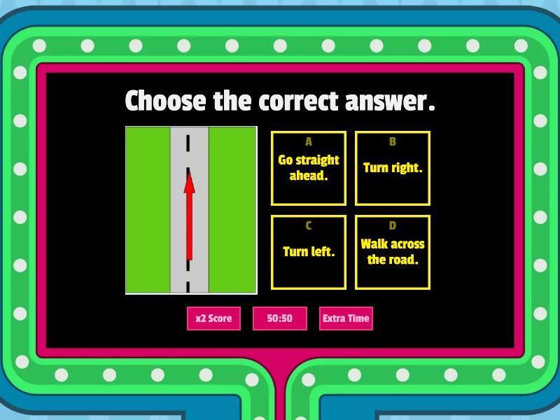 4B Ch 2 Giving directions - Gameshow quiz