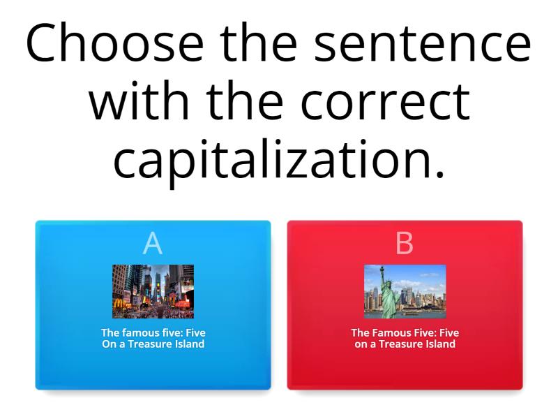 Capitalization Activity- Titles - Quiz