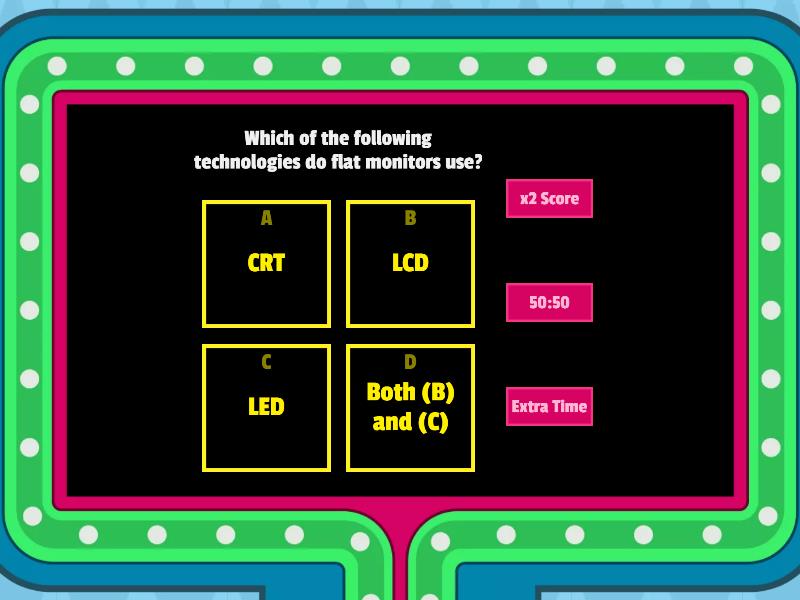 Std-9-Chapter-3 Input and Output devices Activity-3 - Gameshow quiz