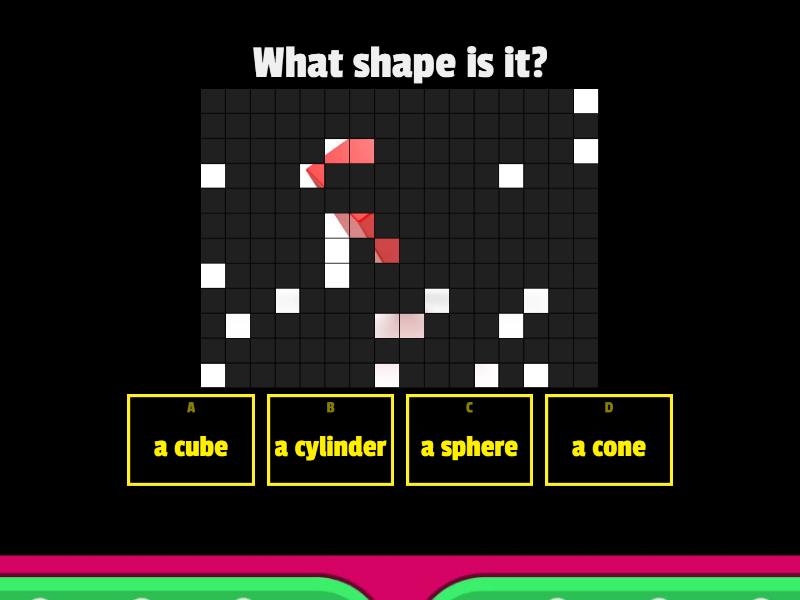 3D shapes - Guessing - Image quiz