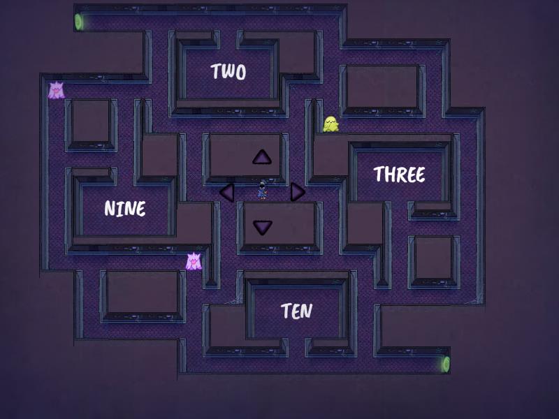 NUMBERS 1 - 10 - Maze chase