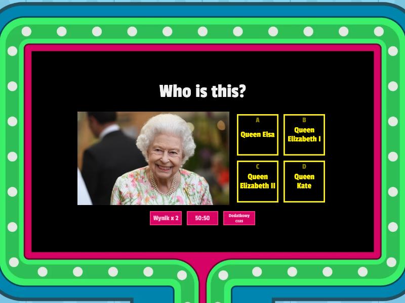 The Royal Family Quiz - Gameshow quiz