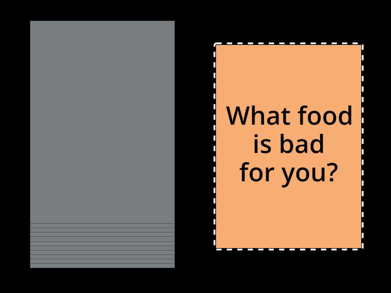 Roadmap A1 unit 5C food speaking - Speaking cards