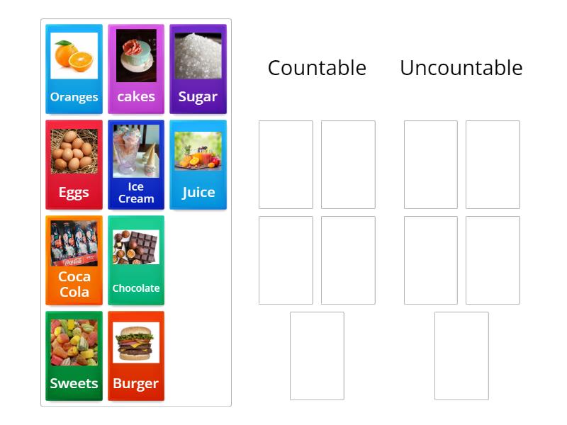 Countable vs Uncountable - Group sort