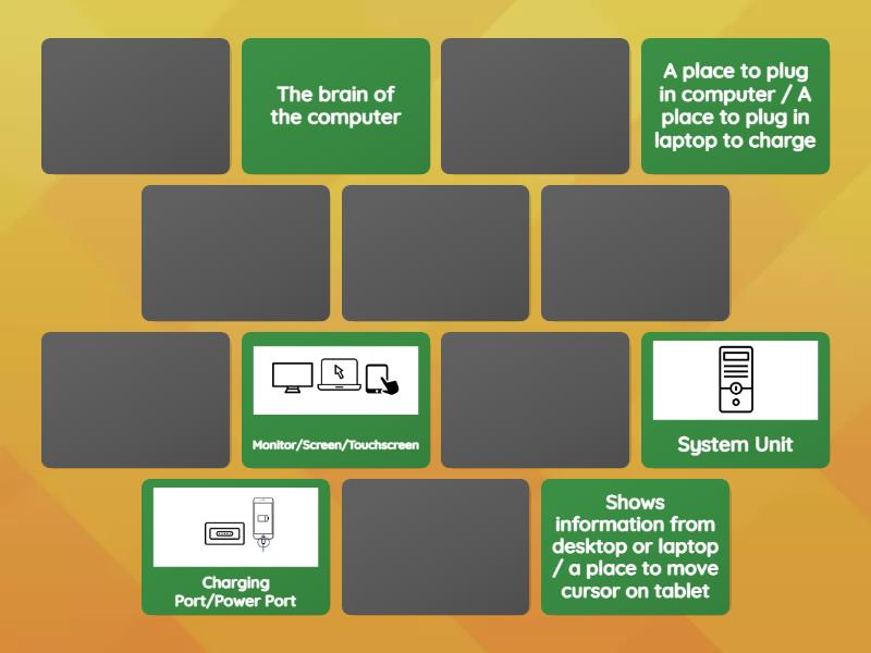 Basic Computer Skills 2 - Northstar - Matching pairs