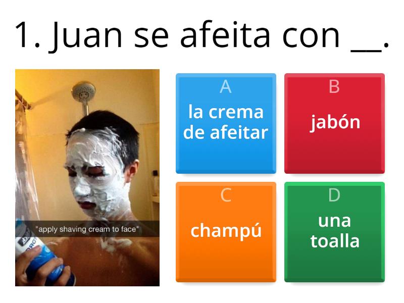 La rutina diaria - Cuestionario