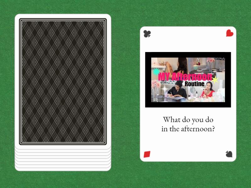 Daily routine - Random cards