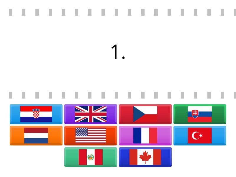 [G10 - U7] National Flag - Find the match