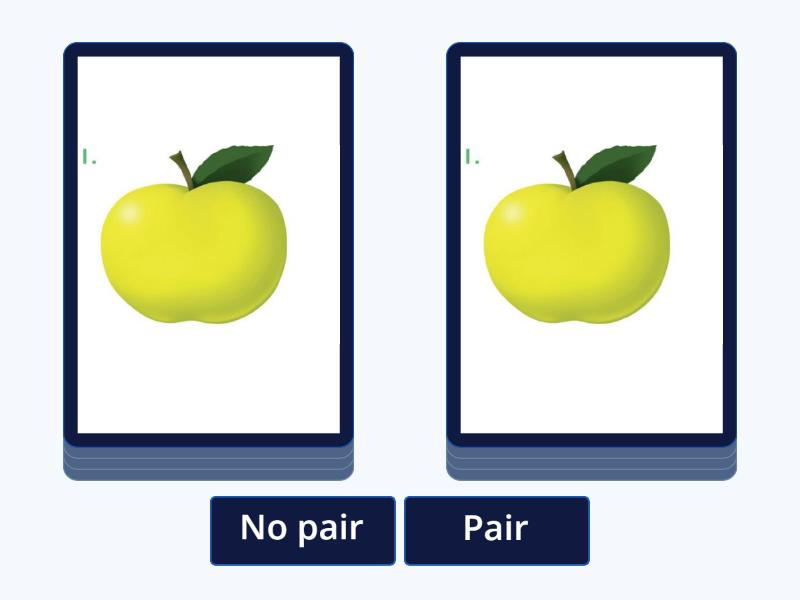 Letter A - Pair or No Pair