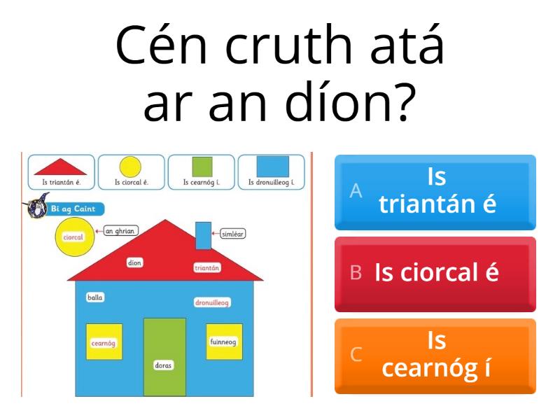 Sa Bhaile | Freagair na Ceisteanna - Quiz