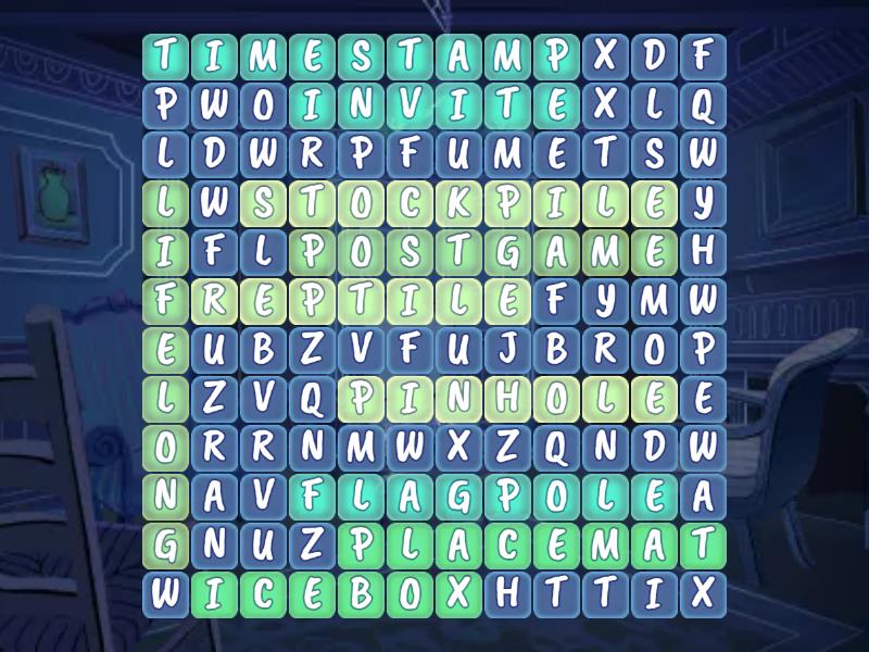 Module 3; Week 3 - Word Find - Wordsearch