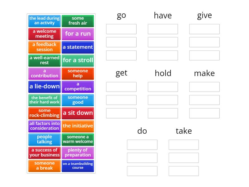 Roadmap C1: U 1A - teambuilding - phrases - Group sort