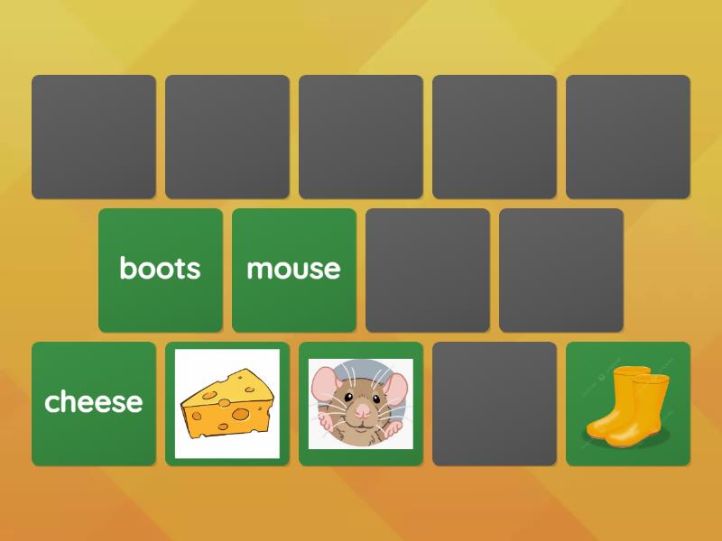 find the right pair - Matching pairs