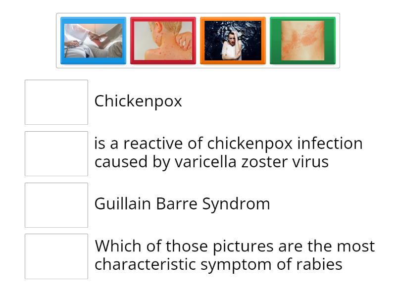 Infections of PNS - Match up
