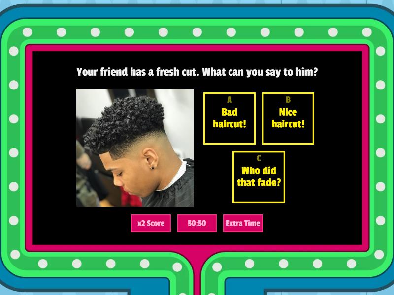 Offering Compliments - Gameshow quiz